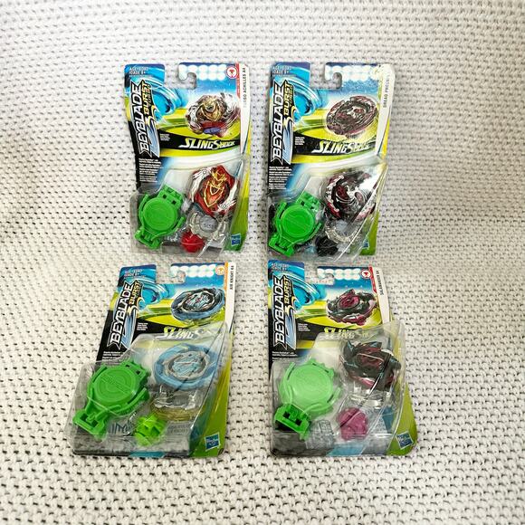 Beyblades | Toys | Beyblades Hasbro 29 Burst Turbo Starter 4 New ...